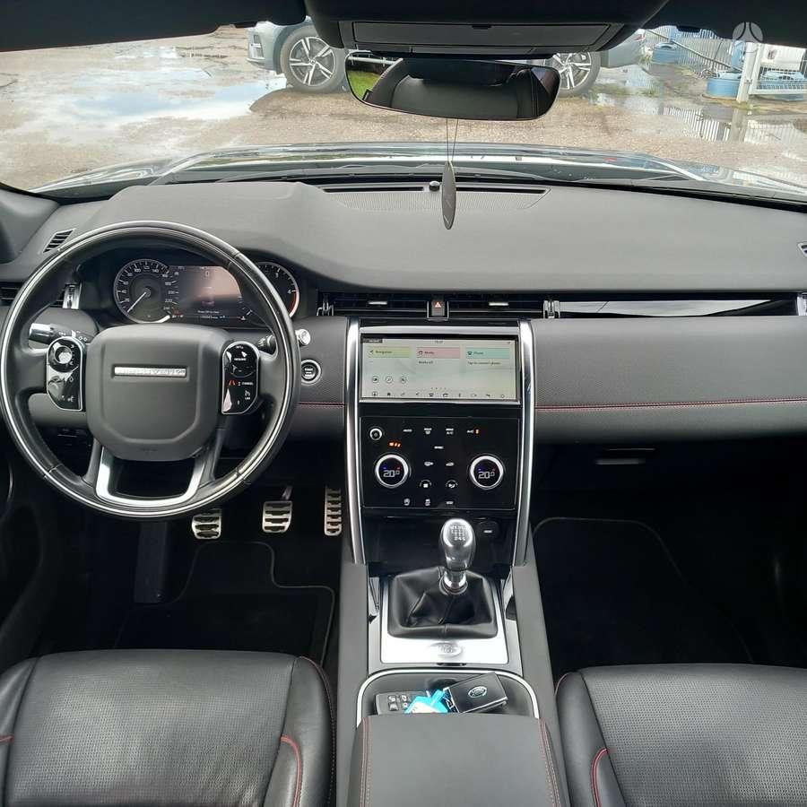 Grey Land Rover Discovery Sport 2020 in Panevezys, with an engine capacity of 2.00 L and mileage of 81 thousand km for 15900 €, photo 13 on AUTOMOTO.COM.LV