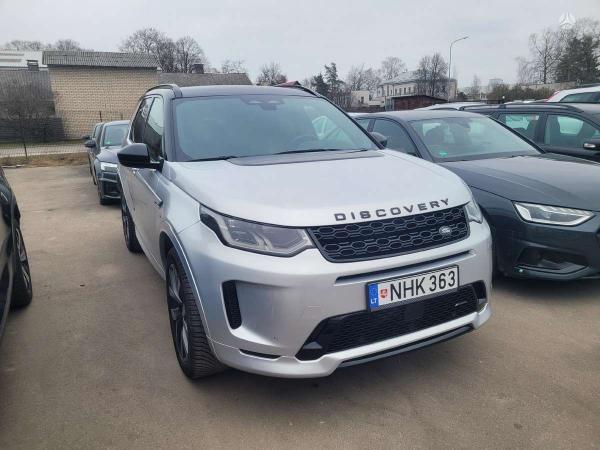 Grey Land Rover Discovery Sport 2023 in Vilnius, with an engine capacity of 2.00 L and mileage of 12 thousand km for 31950 €, photo 1 on AUTOMOTO.COM.LV