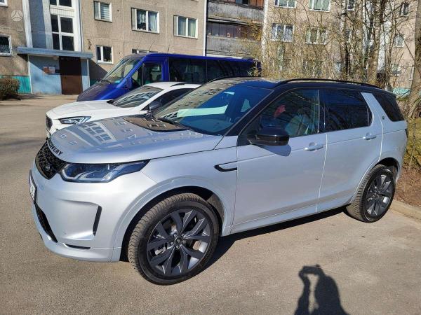 Grey Land Rover Discovery Sport 2023 in Vilnius, with an engine capacity of 2.00 L and mileage of 12 thousand km for 31950 €, photo 6 on AUTOMOTO.COM.LV