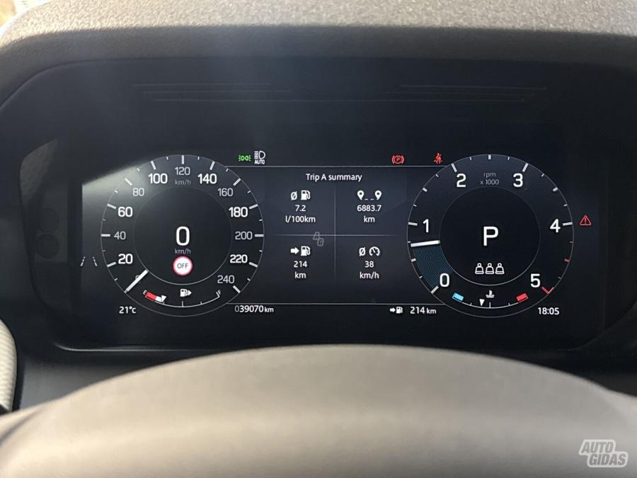 Серый Ленд Ровер Discovery Sport 2025 в Вильнюс, объемом двигателя 2.00 л и пробегом 39 тыс. км за 45500 €, фото 14 на AUTOMOTO.COM.LV