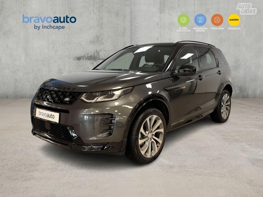 Grey Land Rover Discovery Sport 2025 in Vilnius, with an engine capacity of 2.00 L and mileage of 13 thousand km for 46500 €, photo 1 on AUTOMOTO.COM.LV