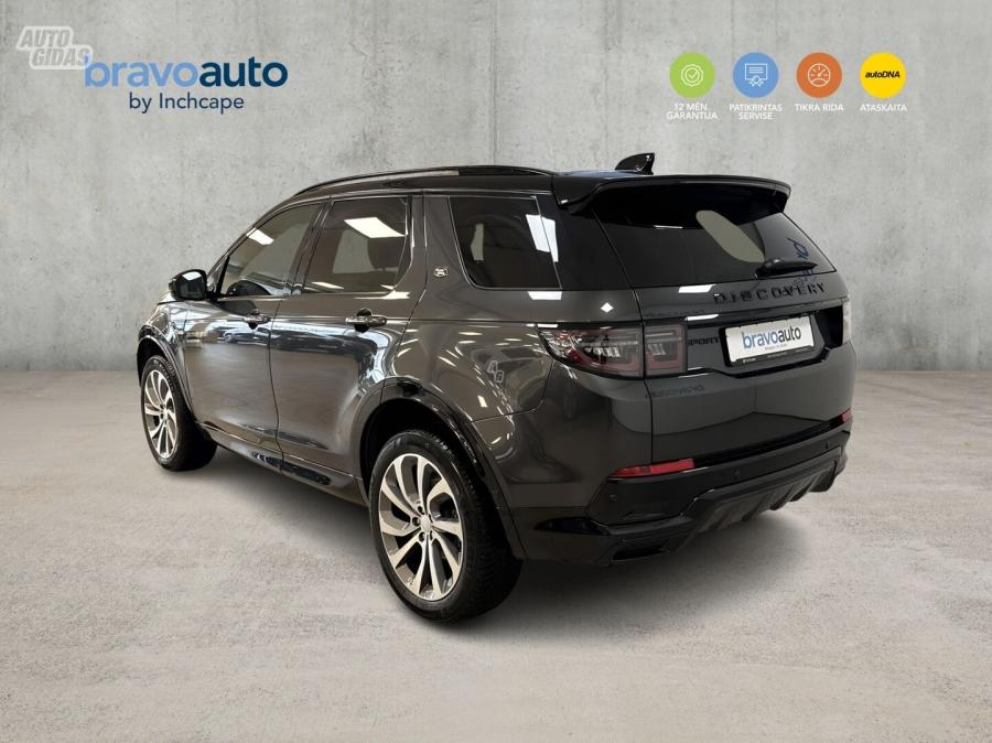 Grey Land Rover Discovery Sport 2025 in Vilnius, with an engine capacity of 2.00 L and mileage of 13 thousand km for 46500 €, photo 4 on AUTOMOTO.COM.LV