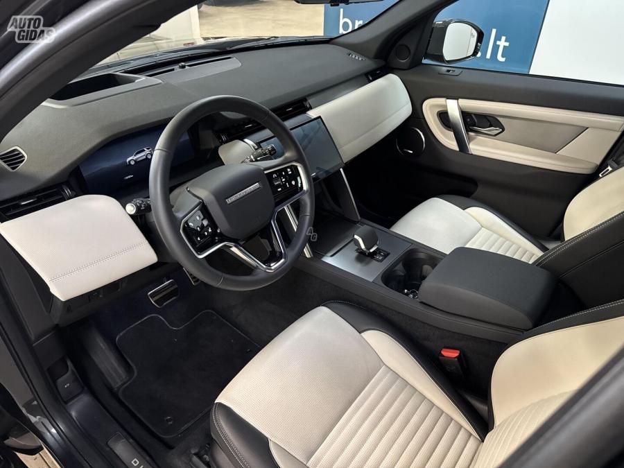 Grey Land Rover Discovery Sport 2025 in Vilnius, with an engine capacity of 2.00 L and mileage of 13 thousand km for 46500 €, photo 9 on AUTOMOTO.COM.LV