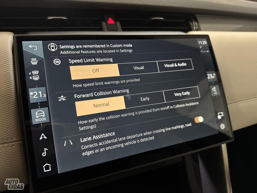 Grey Land Rover Discovery Sport 2025 in Vilnius, with an engine capacity of 2.00 L and mileage of 13 thousand km for 46500 €, photo 21 on AUTOMOTO.COM.LV