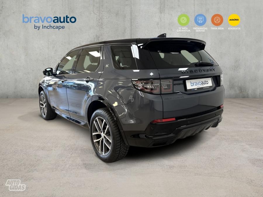 Grey Land Rover Discovery Sport 2025 in Vilnius, with an engine capacity of 2.00 L and mileage of 43 thousand km for 42000 €, photo 4 on AUTOMOTO.COM.LV