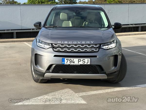 Pelēks Land Rover Discovery Sport 2020 Tallina, ar dzinēja tilpumu 2.00 L un nobraukumu 67 tūkst. km par 26490 €, foto  vietnē AUTOMOTO.COM.LV