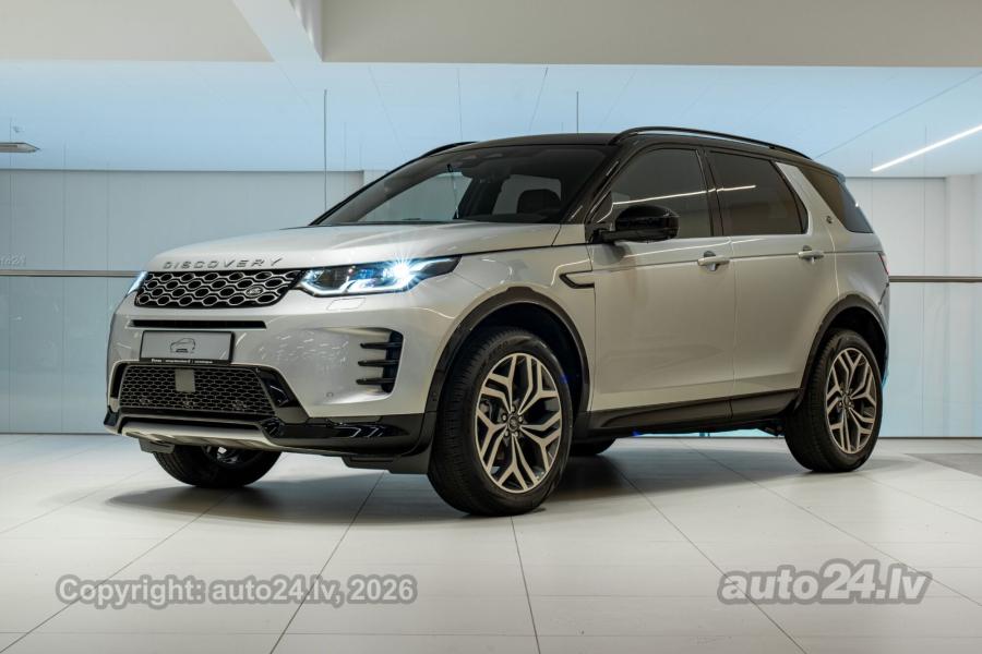 Grey Land Rover Discovery Sport 2026 in Tallinn, with an engine capacity of 2.00 L and mileage of 0 thousand km for 68700 €, photo 1 on AUTOMOTO.COM.LV