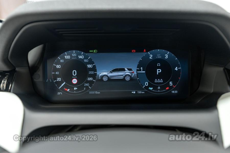 Grey Land Rover Discovery Sport 2026 in Tallinn, with an engine capacity of 2.00 L and mileage of 0 thousand km for 68700 €, photo 12 on AUTOMOTO.COM.LV