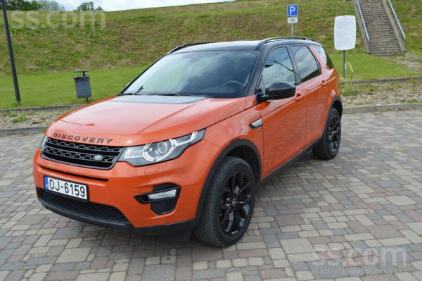 Oranžs Land Rover Discovery Sport 2015 Daugavpils, ar dzinēja tilpumu 2.00 L un nobraukumu 203 tūkst. km par 9990 €, foto 4 vietnē AUTOMOTO.COM.LV