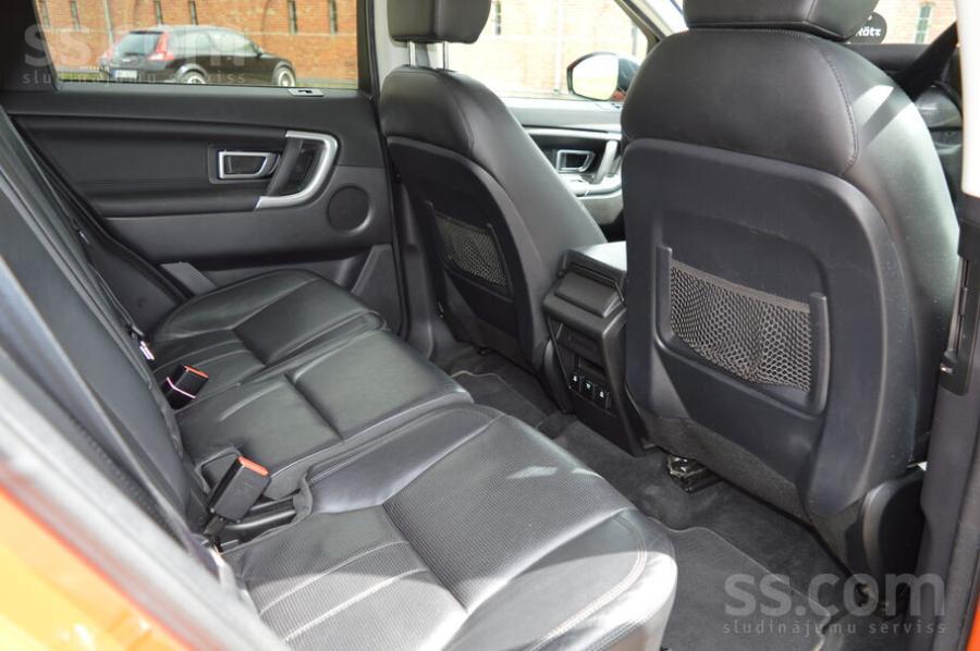 Оранжевый Ленд Ровер Discovery Sport 2015 в Даугавпилс, объемом двигателя 2.00 л и пробегом 203 тыс. км за 9990 €, фото 10 на AUTOMOTO.COM.LV