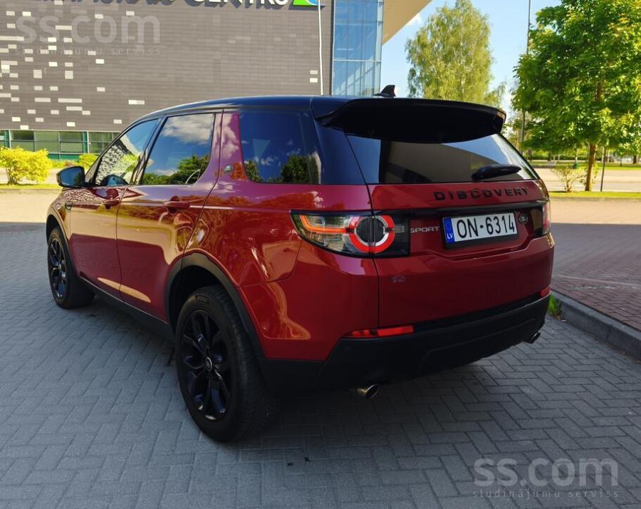 Красный Ленд Ровер Discovery Sport 2015 в Елгава, объемом двигателя 2.00 л и пробегом 0 тыс. км за 11990 €, фото 3 на AUTOMOTO.COM.LV