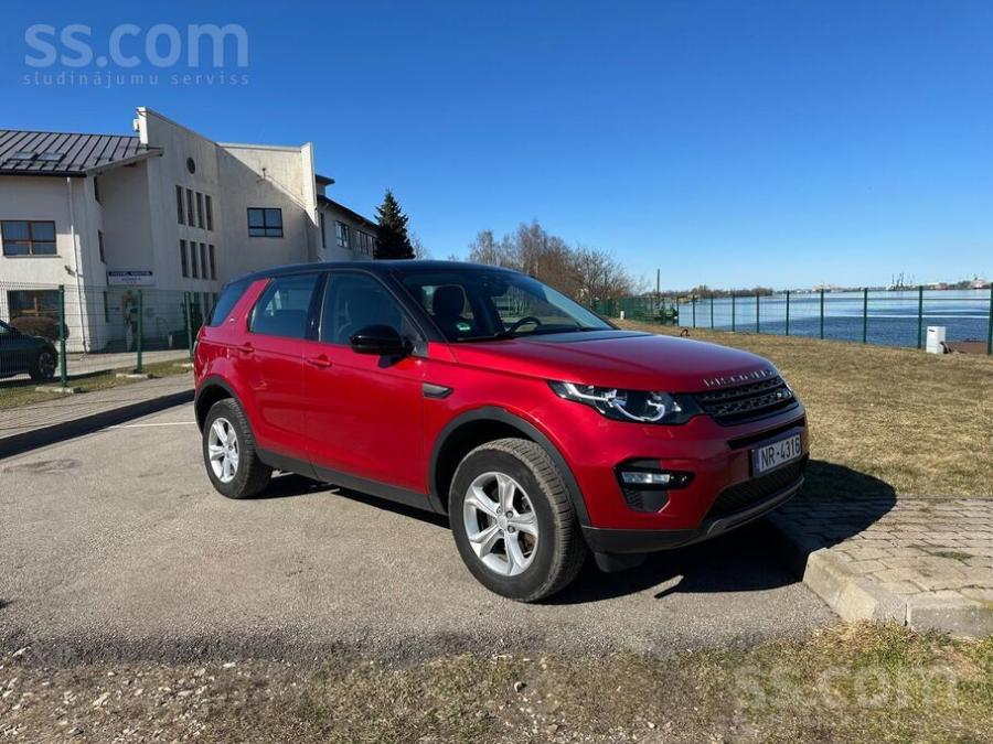 Sarkans Land Rover Discovery Sport 2015 Rīga, ar dzinēja tilpumu 2.20 L un nobraukumu 201 tūkst. km par 12550 €, foto 1 vietnē AUTOMOTO.COM.LV