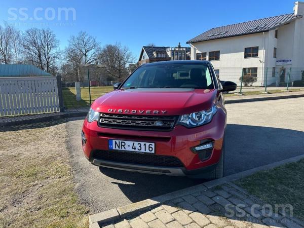 Sarkans Land Rover Discovery Sport 2015 Rīga, ar dzinēja tilpumu 2.20 L un nobraukumu 201 tūkst. km par 12550 €, foto 4 vietnē AUTOMOTO.COM.LV