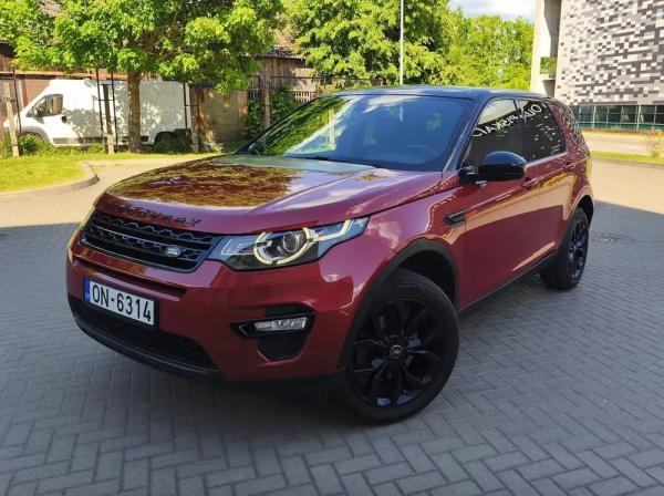 Sarkans Land Rover Discovery Sport 2015 Jelgava, ar dzinēja tilpumu 2.00 L un nobraukumu 183 tūkst. km par 10990 €, foto 1 vietnē AUTOMOTO.COM.LV