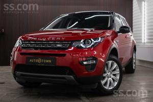 Sarkans Land Rover Discovery Sport 2016 Rīga, ar dzinēja tilpumu 2.00 L un nobraukumu 164 tūkst. km par 13990 €, foto  vietnē AUTOMOTO.COM.LV