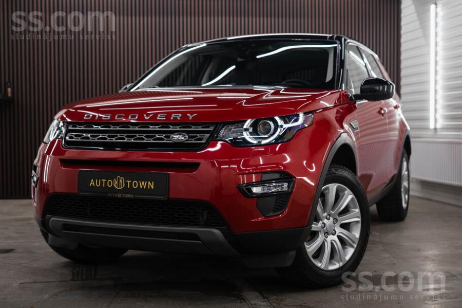 Red Land Rover Discovery Sport 2016 in Riga, with an engine capacity of 2.00 L and mileage of 164 thousand km for 13990 €, photo 1 on AUTOMOTO.COM.LV