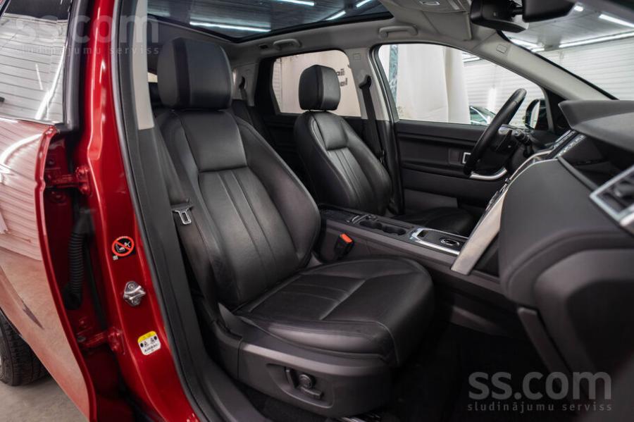Red Land Rover Discovery Sport 2016 in Riga, with an engine capacity of 2.00 L and mileage of 164 thousand km for 13990 €, photo 28 on AUTOMOTO.COM.LV