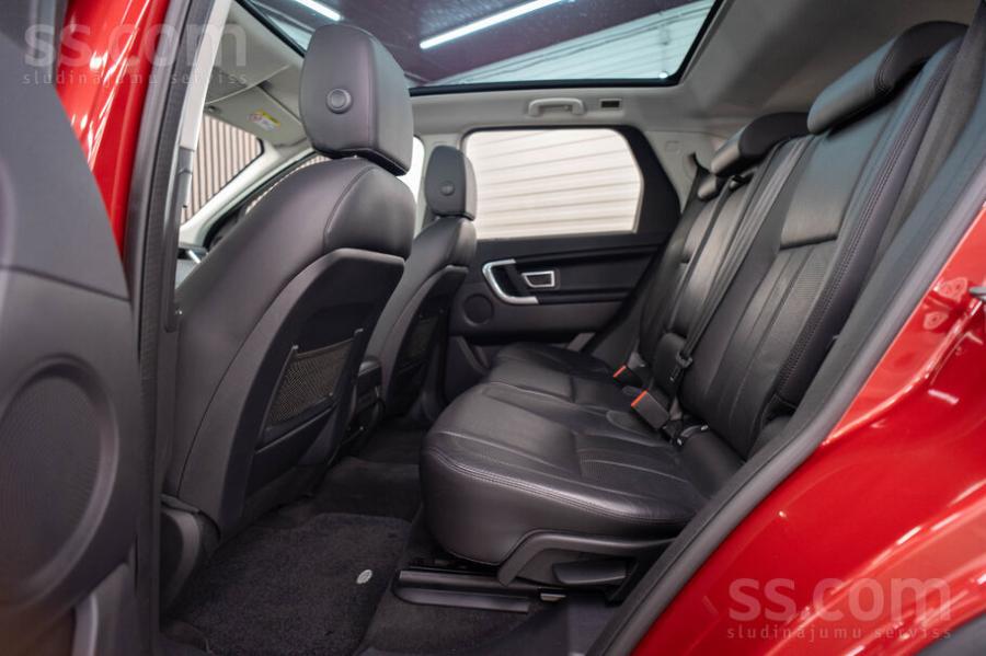 Red Land Rover Discovery Sport 2016 in Riga, with an engine capacity of 2.00 L and mileage of 164 thousand km for 13990 €, photo 29 on AUTOMOTO.COM.LV