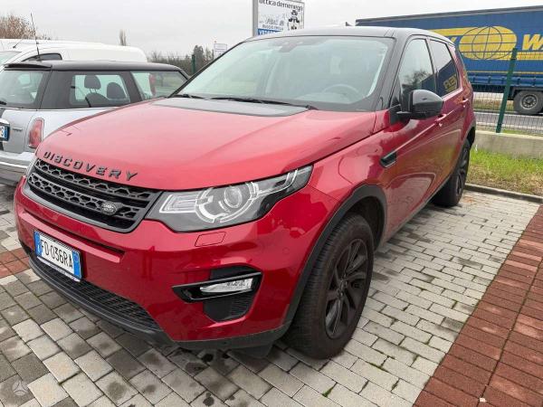 Sarkans Land Rover Discovery Sport 2016 Panevēža, ar dzinēja tilpumu 2.00 L un nobraukumu 144 tūkst. km par 8950 €, foto 2 vietnē AUTOMOTO.COM.LV