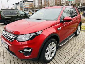 Sarkans Land Rover Discovery Sport 2016 Viļņa, ar dzinēja tilpumu 2.00 L un nobraukumu 60 tūkst. km par 11000 €, foto 3 vietnē AUTOMOTO.COM.LV