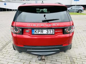 Sarkans Land Rover Discovery Sport 2016 Viļņa, ar dzinēja tilpumu 2.00 L un nobraukumu 60 tūkst. km par 11000 €, foto 6 vietnē AUTOMOTO.COM.LV