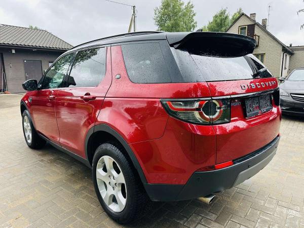 Sarkans Land Rover Discovery Sport 2016 Kauņa, ar dzinēja tilpumu 2.00 L un nobraukumu 200 tūkst. km par 7850 €, foto 4 vietnē AUTOMOTO.COM.LV