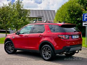 Red Land Rover Discovery Sport 2016 in Tallinn, with an engine capacity of 2.00 L and mileage of 124 thousand km for 10990 €, photo 5 on AUTOMOTO.COM.LV