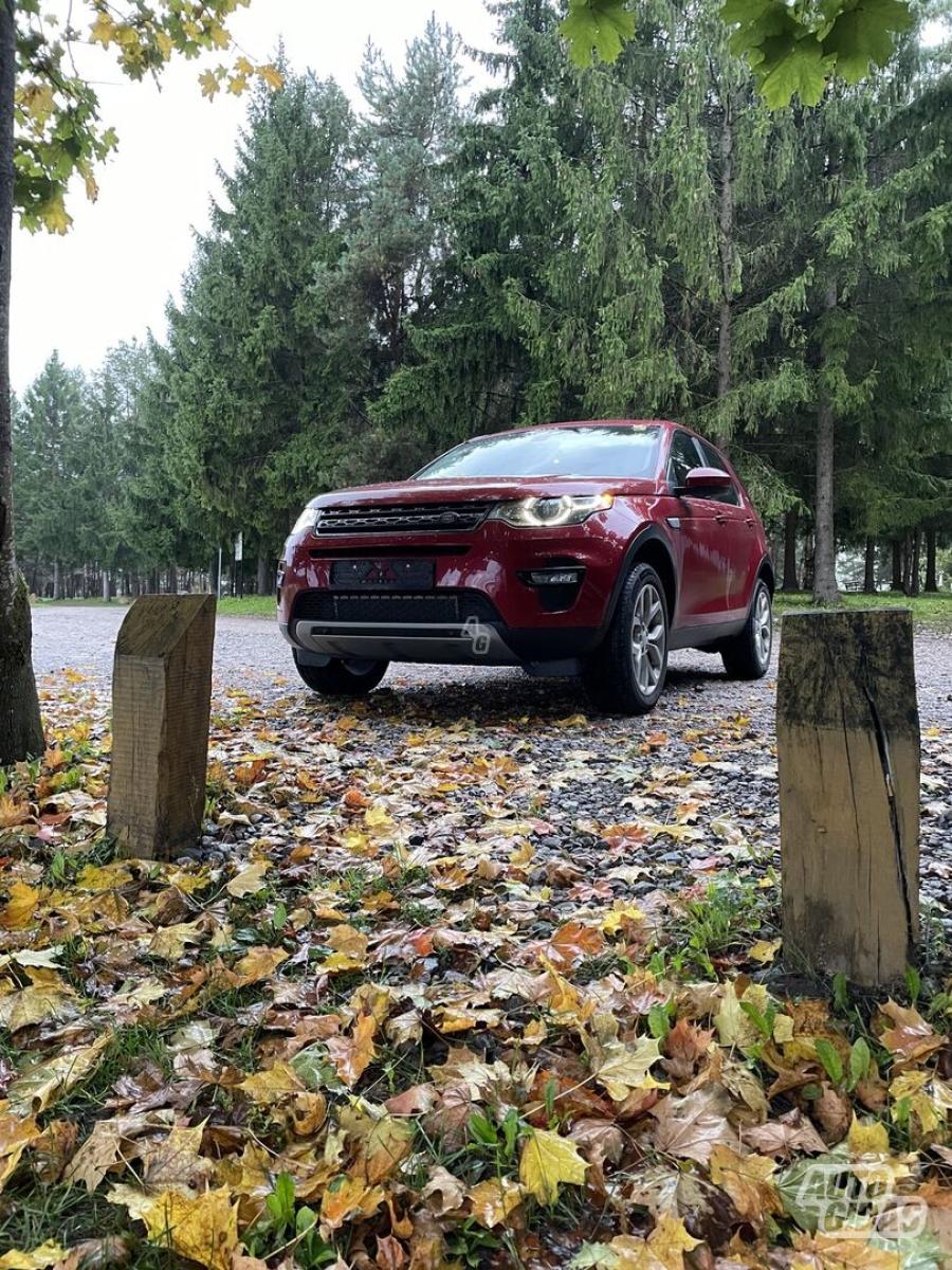 Красный Ленд Ровер Discovery Sport 2016 в Клайпеда, объемом двигателя 2.00 л и пробегом 139 тыс. км за 14965 €, фото 1 на AUTOMOTO.COM.LV