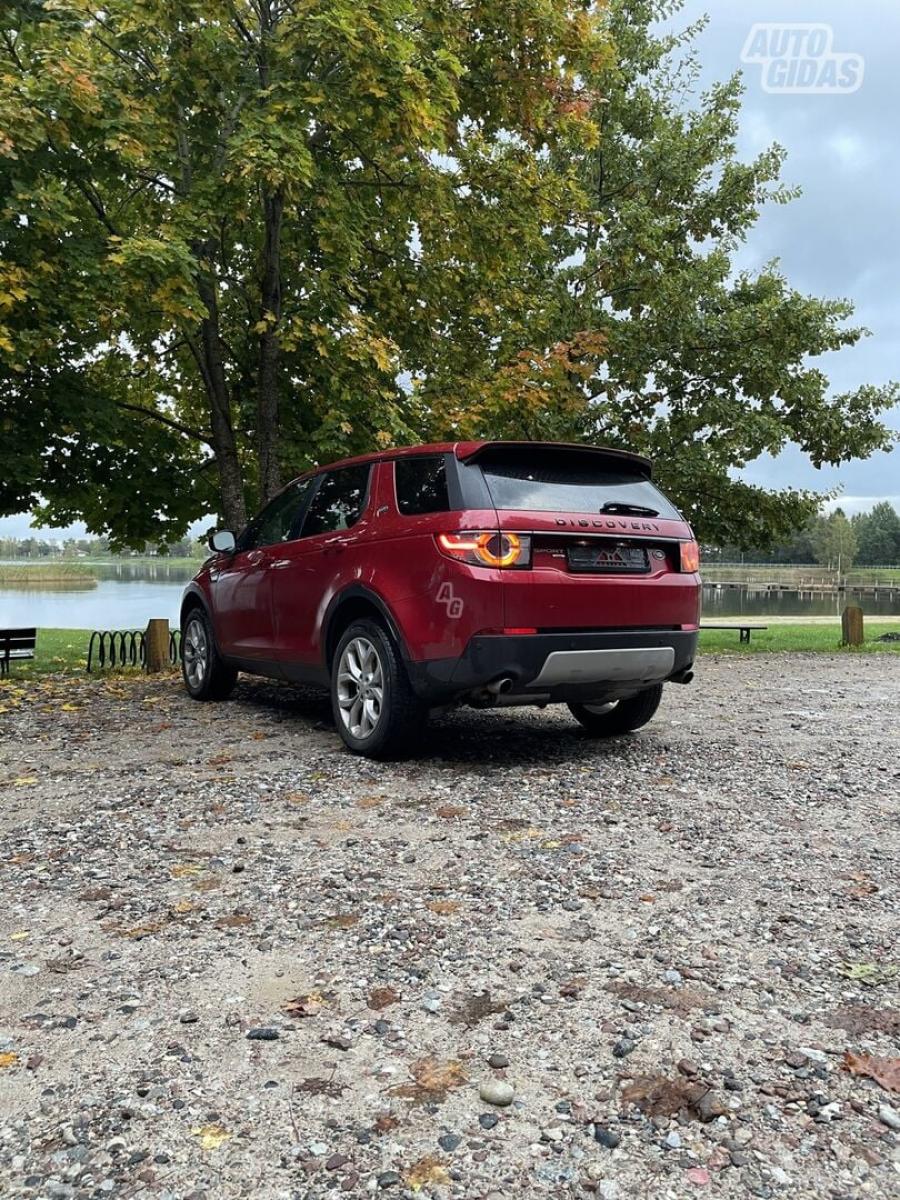 Красный Ленд Ровер Discovery Sport 2016 в Клайпеда, объемом двигателя 2.00 л и пробегом 139 тыс. км за 14965 €, фото 9 на AUTOMOTO.COM.LV