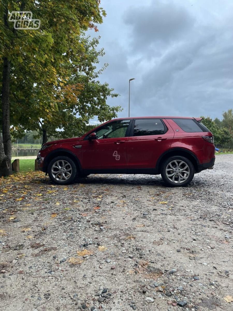 Красный Ленд Ровер Discovery Sport 2016 в Клайпеда, объемом двигателя 2.00 л и пробегом 139 тыс. км за 14965 €, фото 10 на AUTOMOTO.COM.LV