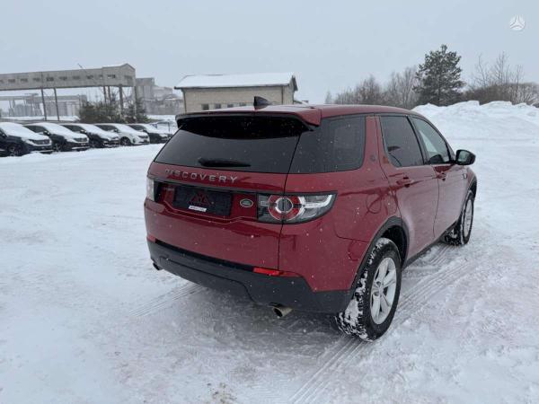 Red Land Rover Discovery Sport 2017 in Telschi, with an engine capacity of 2.00 L and mileage of 131 thousand km for 8999 €, photo 6 on AUTOMOTO.COM.LV
