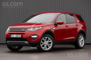 Red Land Rover Discovery Sport 2017 in Jelgava, with an engine capacity of 2.00 L and mileage of 0 thousand km for 12450 €, photo  on AUTOMOTO.COM.LV
