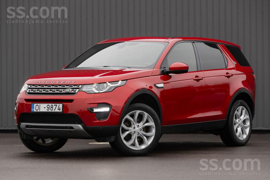 Sarkans Land Rover Discovery Sport 2017 Jelgava, ar dzinēja tilpumu 2.00 L un nobraukumu 0 tūkst. km par 12450 €, foto 1 vietnē AUTOMOTO.COM.LV