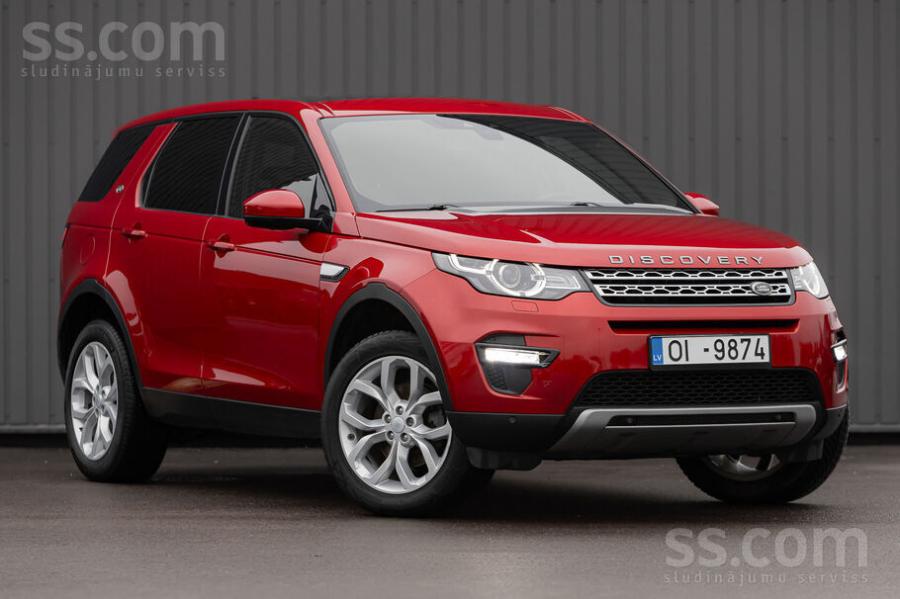 Sarkans Land Rover Discovery Sport 2017 Jelgava, ar dzinēja tilpumu 2.00 L un nobraukumu 0 tūkst. km par 12450 €, foto 4 vietnē AUTOMOTO.COM.LV