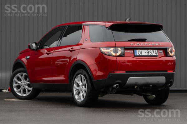 Sarkans Land Rover Discovery Sport 2017 Jelgava, ar dzinēja tilpumu 2.00 L un nobraukumu 0 tūkst. km par 12450 €, foto 4 vietnē AUTOMOTO.COM.LV