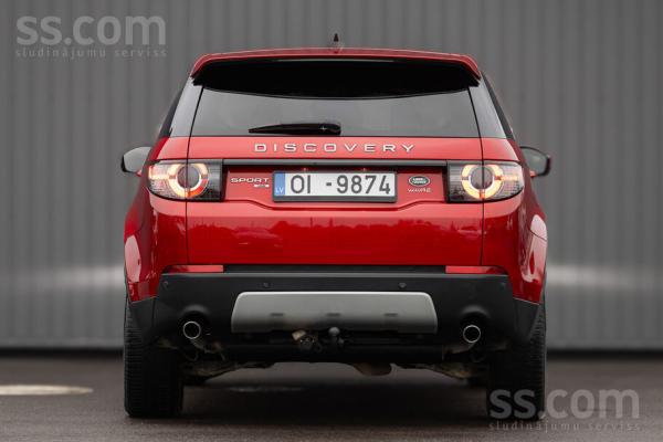 Sarkans Land Rover Discovery Sport 2017 Jelgava, ar dzinēja tilpumu 2.00 L un nobraukumu 0 tūkst. km par 12450 €, foto 5 vietnē AUTOMOTO.COM.LV