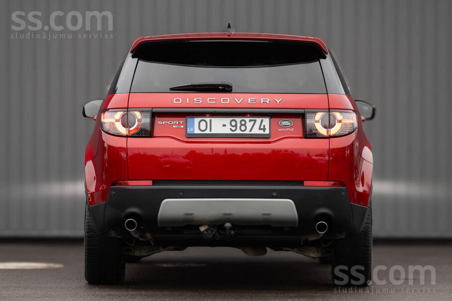 Sarkans Land Rover Discovery Sport 2017 Jelgava, ar dzinēja tilpumu 2.00 L un nobraukumu 0 tūkst. km par 12450 €, foto 6 vietnē AUTOMOTO.COM.LV