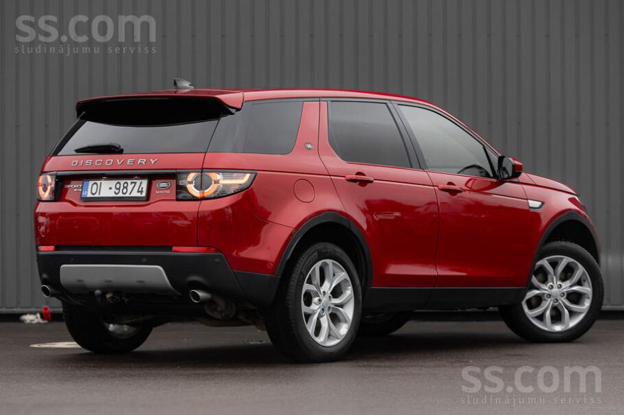 Sarkans Land Rover Discovery Sport 2017 Jelgava, ar dzinēja tilpumu 2.00 L un nobraukumu 0 tūkst. km par 12450 €, foto 7 vietnē AUTOMOTO.COM.LV