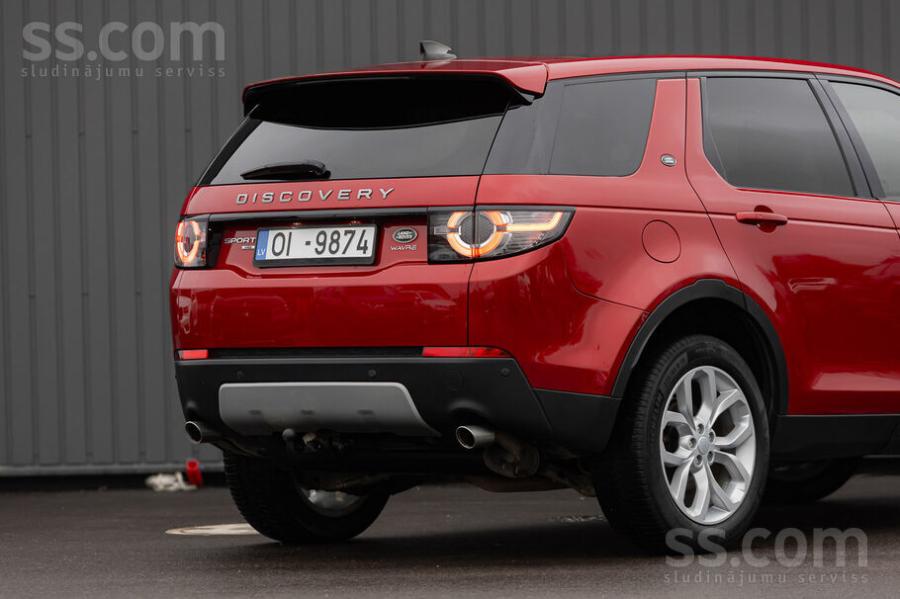 Sarkans Land Rover Discovery Sport 2017 Jelgava, ar dzinēja tilpumu 2.00 L un nobraukumu 0 tūkst. km par 12450 €, foto 8 vietnē AUTOMOTO.COM.LV