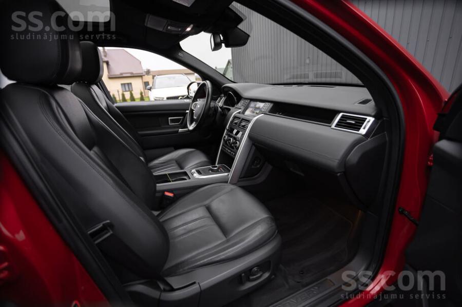 Sarkans Land Rover Discovery Sport 2017 Jelgava, ar dzinēja tilpumu 2.00 L un nobraukumu 0 tūkst. km par 12450 €, foto 9 vietnē AUTOMOTO.COM.LV