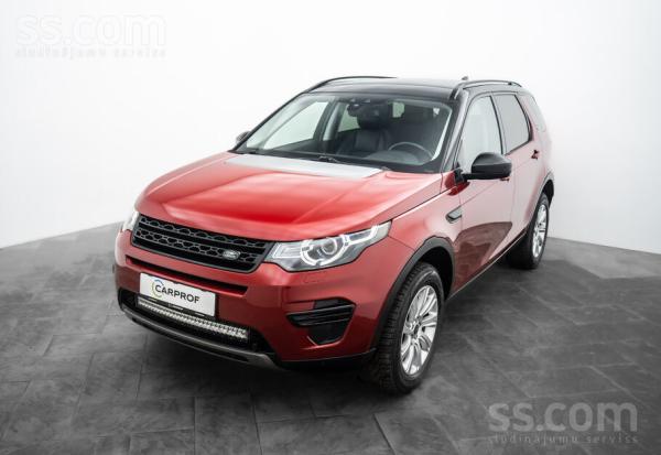 Sarkans Land Rover Discovery Sport 2017 Tallina, ar dzinēja tilpumu 2.00 L un nobraukumu 175 tūkst. km par 11999 €, foto 1 vietnē AUTOMOTO.COM.LV