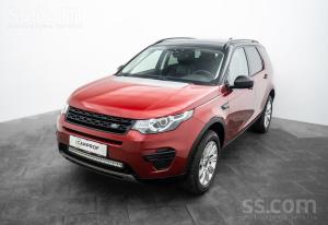 Red Land Rover Discovery Sport 2017 in Tallinn, with an engine capacity of 2.00 L and mileage of 175 thousand km for 11999 €, photo  on AUTOMOTO.COM.LV