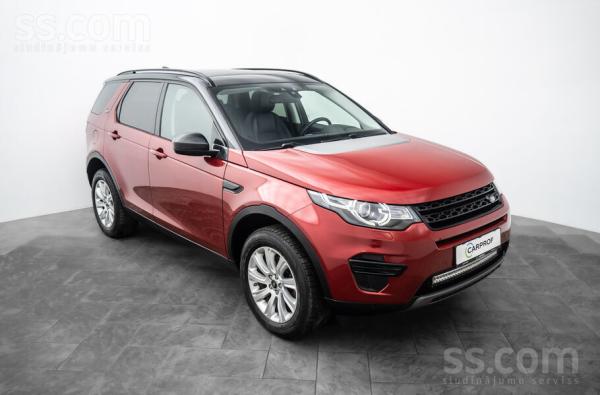 Sarkans Land Rover Discovery Sport 2017 Tallina, ar dzinēja tilpumu 2.00 L un nobraukumu 175 tūkst. km par 11999 €, foto 3 vietnē AUTOMOTO.COM.LV
