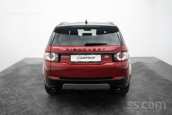 Sarkans Land Rover Discovery Sport 2017 Tallina, ar dzinēja tilpumu 2.00 L un nobraukumu 175 tūkst. km par 11999 €, foto 5 vietnē AUTOMOTO.COM.LV