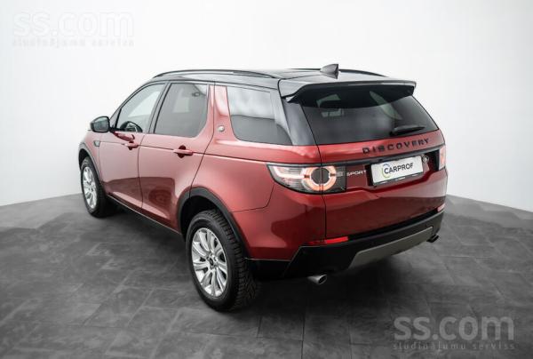 Sarkans Land Rover Discovery Sport 2017 Tallina, ar dzinēja tilpumu 2.00 L un nobraukumu 175 tūkst. km par 11999 €, foto 6 vietnē AUTOMOTO.COM.LV