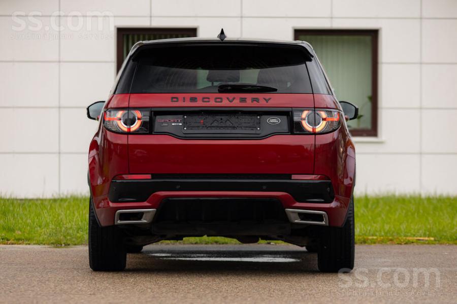 Sarkans Land Rover Discovery Sport 2017 Jelgava, ar dzinēja tilpumu 2.00 L un nobraukumu 181 tūkst. km par 13900 €, foto 7 vietnē AUTOMOTO.COM.LV