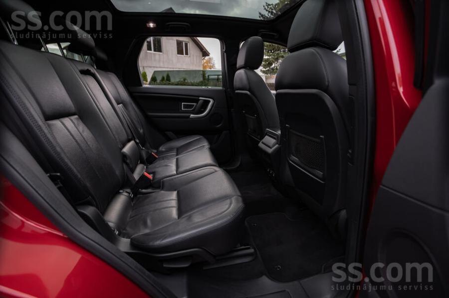 Sarkans Land Rover Discovery Sport 2017 Jelgava, ar dzinēja tilpumu 2.00 L un nobraukumu 181 tūkst. km par 13900 €, foto 29 vietnē AUTOMOTO.COM.LV