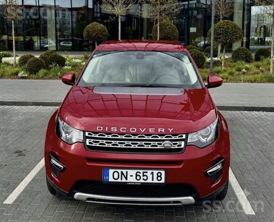 Красный Ленд Ровер Discovery Sport 2017 в Елгава, объемом двигателя 2.00 л и пробегом 197 тыс. км за 13450 €, фото 3 на AUTOMOTO.COM.LV