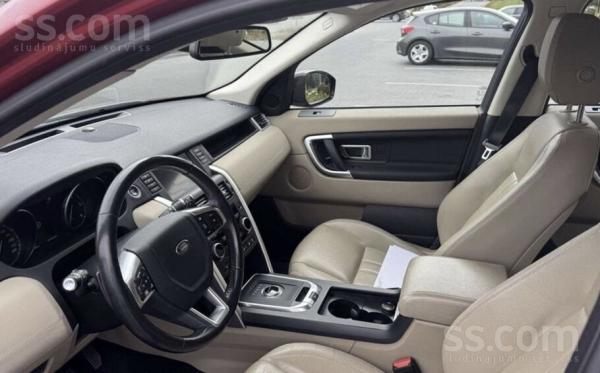 Red Land Rover Discovery Sport 2017 in Jelgava, with an engine capacity of 2.00 L and mileage of 197 thousand km for 13450 €, photo 6 on AUTOMOTO.COM.LV