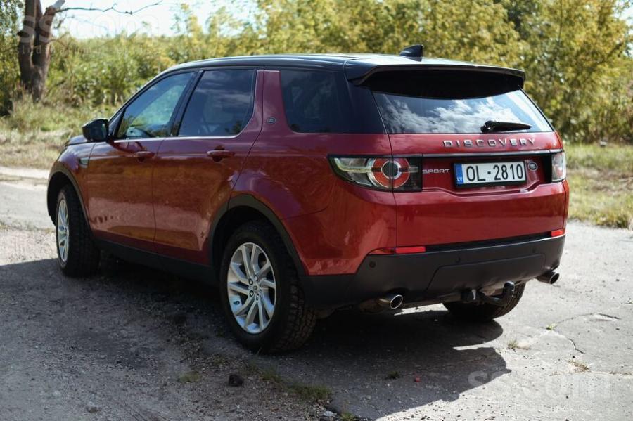 Sarkans Land Rover Discovery Sport 2017 Rīga, ar dzinēja tilpumu 2.00 L un nobraukumu 151 tūkst. km par 14000 €, foto 3 vietnē AUTOMOTO.COM.LV